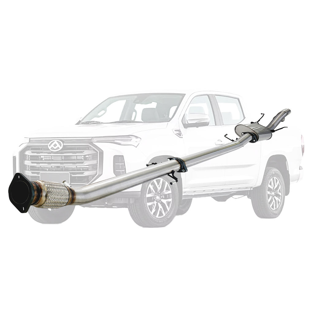LDV T60 2.0L Turbo Diesel 4 Cyl Ute AWD 09/2021-ON 3 Inch DPF Back Exh ...