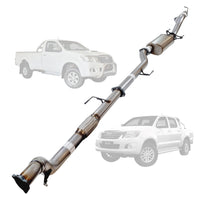 Toyota Hilux N70 Exhaust 3" Turbo Back 2005-2015 D4D | DEA Performance